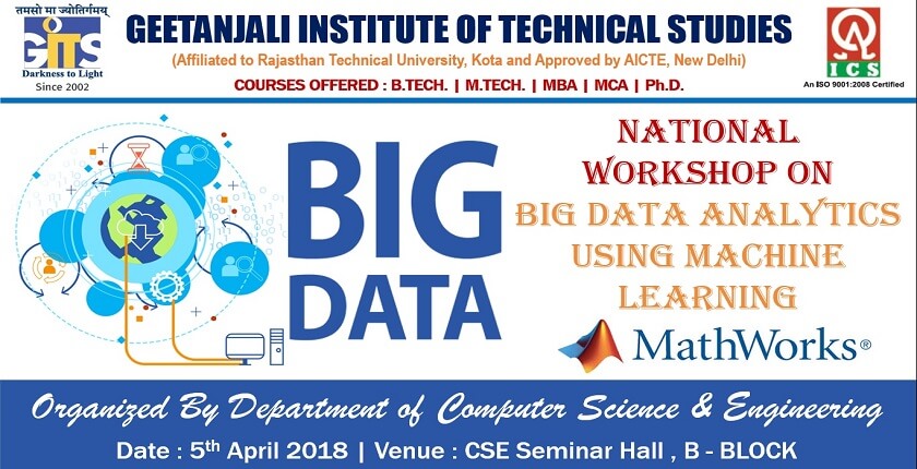 National Workshop On Big Data Analytics Using Machine Learning Gits