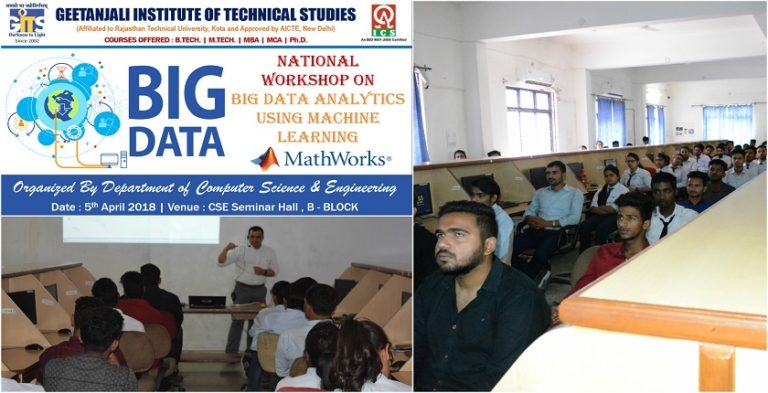 A National Workshop On Big Data Analytics Using Machine Learning Gits