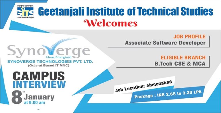 CAMPUS DRIVE OF SYNOVERGE TECHNOLOGIES PVT. LTD. - GITS