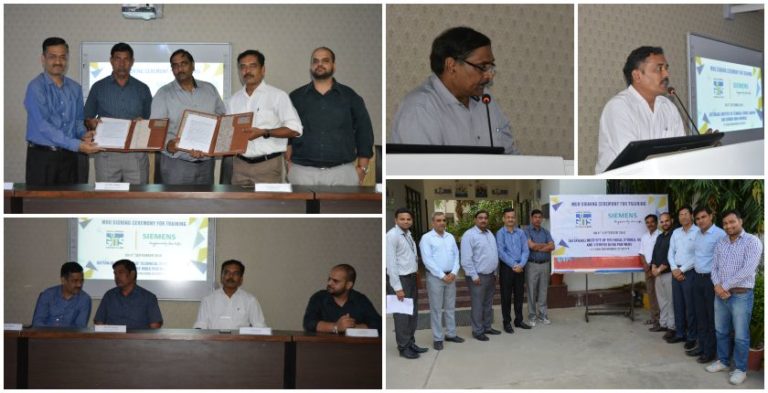MOU SIGNED BETWEEN GITS AND SIEMENS INDIA - GITS