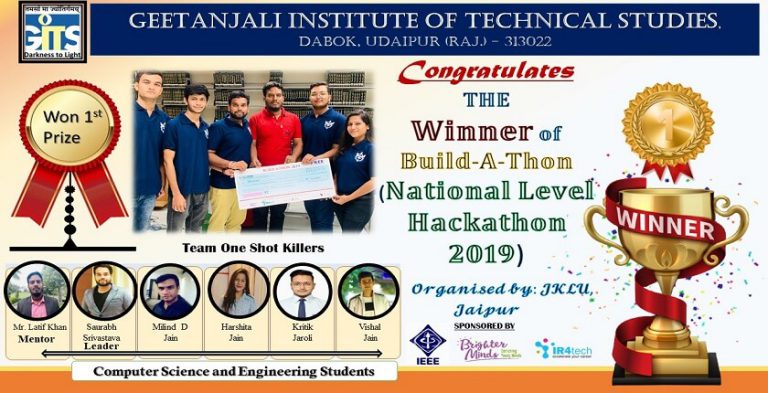 TEAM ONE SHOT KILLERS WON THE BUILD-A-THON NATIONAL LEVEL HACKATHON ...