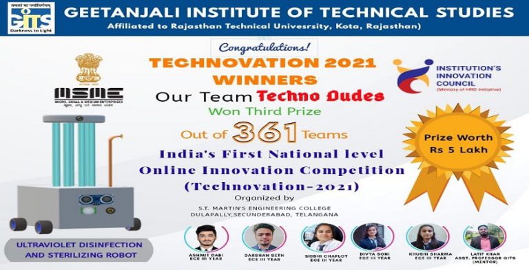 GITS WON THIRD PRIZE AT THE FIRST NATIONAL ONLINE INNOVATION ...